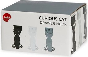 Závěsné kovové háčky v sadě 3 ks Curious Cats – Balvi
