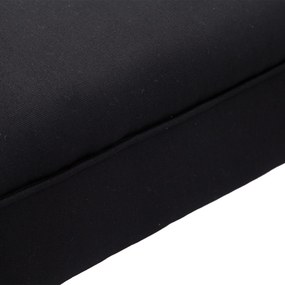HOMCOM Lavice Ložnice Lavice Čalouněná lavice černá 102x31x51cm z MDF a pěny pro útulné akcenty | Aosom.de