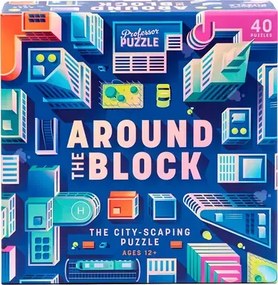 PROFESSOR PUZZLE Hra Around the Block / Logická hra / 40 rébusů