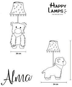 Happy Lamps - LED Dětská stolní lampa ALMA LED/5,4W/230V lama