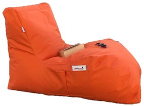 Sedací vak ve tvaru lenošky Daybed oranžový