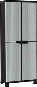 Plastová skříňka 68 x 39 x 171,5 cm ratanový design 337899