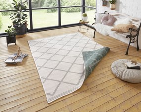 NORTHRUGS - Hanse Home koberce Kusový koberec Twin Supreme 103758 Corsica Green/Cream – na ven i na doma - 120x170 cm