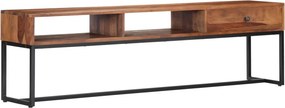 TV stolek 160 x 30 x 45 cm masivní akáciové dřevo 247466