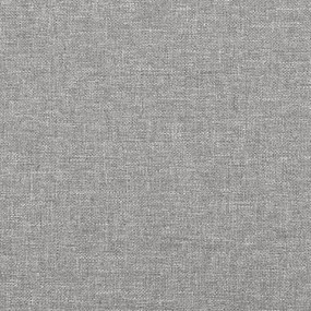vidaXL Box spring postel 100 x 200 cm textil [3120590] Barva: světle šedá