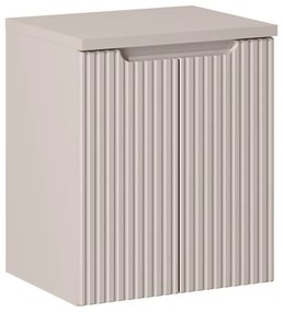 Závěsná skříňka pod umyvadlo Nova Cashmere s deskou 50 cm kašmírová