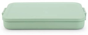 Brabantia MAKE&TAKE FLAT Obědový box 25,5x16,6x3,7 cm - nefritově zelená