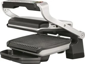 Tefal OptiGrill+ GC712D34 stříbrný / Kontaktní gril / 2000 W / 6 progr