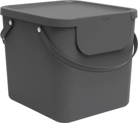 Koš na tříděný odpad ALBULA šedý 40 l