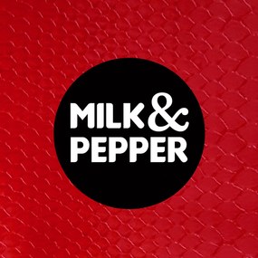 MILK&PEPPER Milkandpepper obojek pro psy Safira Rouge Velikost: 45x2 cm