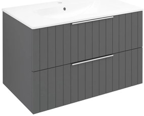 Sapho Sapho, CIRASA umyvadlová skříňka 79,8x52x46cm, carina strip, CR801-4141S