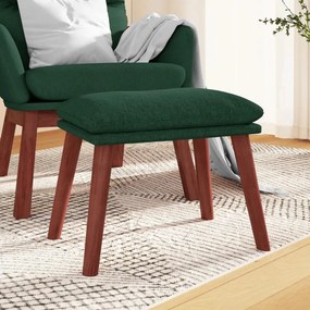 Podnožka tmavě zelená 45 x 29,5 x 35 cm textil 341462