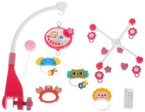 Creative Corner Kolotoč Lullaby Star Design růžový + dálkové ovládání