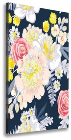 Wallmuralia Foto-obraz canvas do obýváku Kytice květin 50x100
