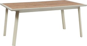 Hliníkový stůl NOVARA 170/264 cm (ivory)