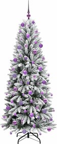 Umělý vánoční stromeček Bílá 180 cm PVC, plast, ocel a PE 3396051