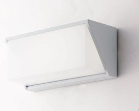 FAN LED-W-LUXON BCO Venkovní nástěnné svítidlo LED LUXON bílá hliník 12W 1550lm CCT IP54 11x25x9,5 cm - FANEUROPE