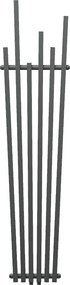 Mexen Omaha, topné těleso 1800x420 mm, 655 W, antracitová, W208-1800-420-00-66