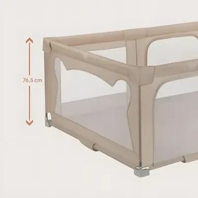 LIONELO Dětská ohrádka Florence Easy Fold Beige Sand / 150 x 180 cm /