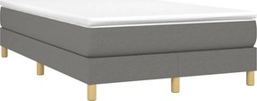 vidaXL Box spring postel s matrací 120x200 cm textil [3144160] Barva: světle šedá