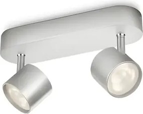 Philips Star 2x4,5W hliník / LED bodové svítidlo / 1000lm / 2700K / st