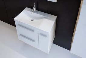 BPS-koupelny Koupelnová skříňka s umyvadlem z litého mramoru Lido 70