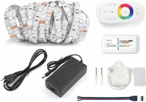 Set Rgb Led Pásek 5M Dálkový Ovladač Ovladač Napájecí Adaptér