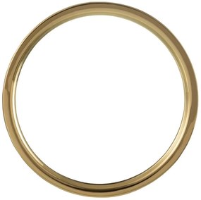 Zlatý skleněný podnos J-Line Orbis 32 cm