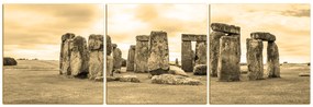 Obraz na plátně - Stonehenge - panoráma... 506FB (120x40 cm)