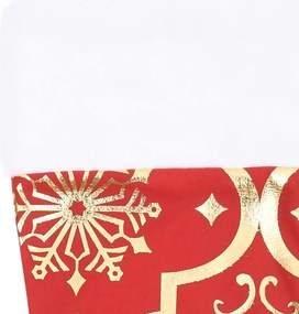 Luxusní vánoční sukně s ponožkou červená 122 cm látková 330276