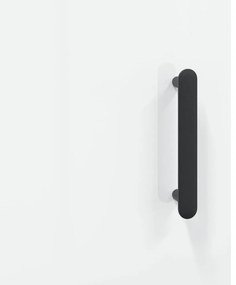 Skříň highboard lesklá bílá 69,5 x 34 x 180 cm kompozitní dřevo,  3198347
