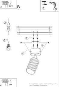 BRILAGI - LED Bodové svítidlo CRESTO 1xGU10/10W/230V černá