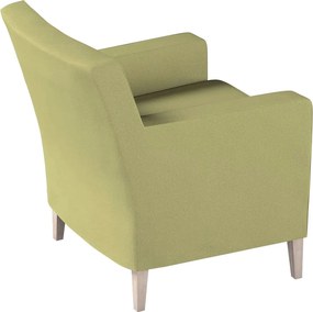 Potah na křeslo IKEA Karlstad barva zelená látka lesklé, sametová