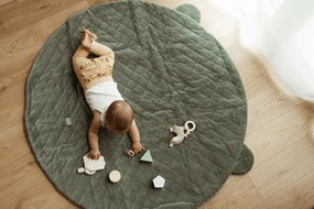 Sleepee Sametová hrací podložka ROYAL BABY zelená