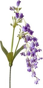 Dekorace fialová umělá květina zvonek Bells Bouquet - 15*6*80 cm