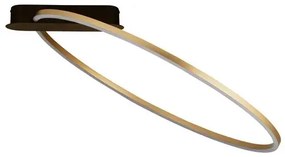 LED stmívatelné zlaté moderní stropní svítidlo Kiklos