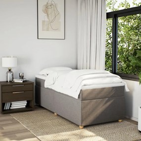Box spring postel s matrací taupe 80x200 cm textil 3285335