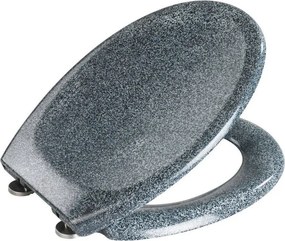 Toaletní sedadlo OTTANA GRANIT - Duroplast, volně padající, WENKO