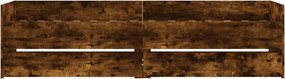 Rám postele se zásuvkami kouřový dub 75 x 190 cm Small Single 3207361