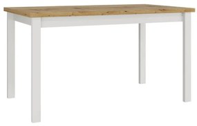 Rozkládací stůl Diesel 80 x 140/180 II, Barva dřeva: bílá-L, Barvy nožiček: Bíla