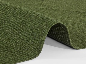 Kusový koberec Braided 105554 Green – na von aj na doma, 80x150, zelená, chodba / predsieň, Hanse Home