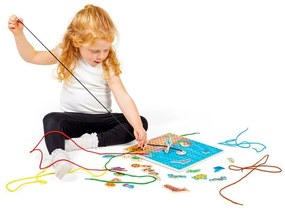 Bigjigs Toys Provlékací deska moře