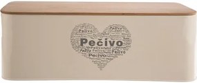 Plechová chlebovka PEČIVO SRDCE