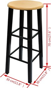 Jídelní set snídaně/večeře světlohnědá s černou ocelí 240095