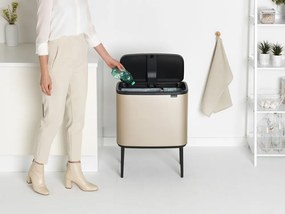 Brabantia BO Touch Bin 11+23L champagne