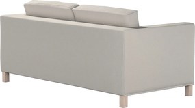 Potah na pohovku IKEA  Karlanda rozkládací, krátký barva šedá látka pletený vzor