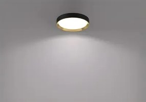 Philips HANNO 24W černá / LED stropní svítidlo / O38,4cm / 2800lm / 40