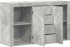 Servírovací skříň Betonově šedá 120 x 36 x 69 cm 3333859
