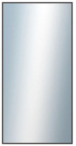 DANTIK - Zarámované zrcadlo - rozměr s rámem cca 50x100 cm z lišty Hliník černá | P22-021 (7022021)