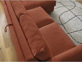 Oranžová rohová pohovka Nouveau Cocoone – Bobochic Paris
